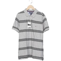 Tommy Hilfiger Poloshirt Herren Gr&ouml;&szlig;e L Second Hand grau