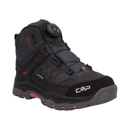 CMP Kinder Outdoorschuh "KIDS KIRUNA MID FITGO FLEECE WP TREKKING SHOES", Gr. 30antracite, festival, Leder, Schuhe, Winterstiefel, Winterschuhe,