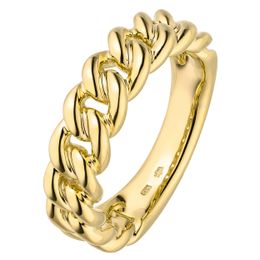 Jobo Damen Goldring "Ring Damenring Panzer Panzerkette", 56, Gelbgold 585gelbgold 585, Gelbgold 585, Fingerringe, 585 Gold