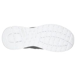 Skechers Herren Sneaker "BURNS-AGOURA", Gr. 39dunkelgrau, Leder, Textil, kontrastfarbene Details, Schuhe, Schn&uuml;rschuh, Sportschuh mit Memory Foam
