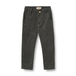Wheat Jungen Stoffhose "Wheat Trousers Hugo"schwarz sea, Gr. 116, unifarben, 100% Baumwolle, Hosen