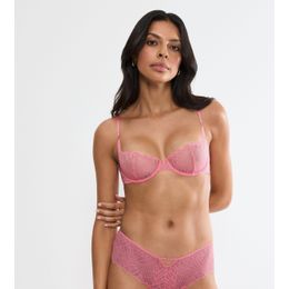 Triumph Damen Balconette-BH "That Night In Vegas", Gr. 80, rosa, Mesh, Spitze, Obermaterial: 83% Polyamid, 17% Elasthan, BHs, Komfort-B&uuml;gel, Spitze,
