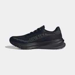 Herren Laufschuh "SUPERNOVA RISE GTX", adidas Performance, Gr. 42, schwarz-wei&szlig;, Textil, Schuhe, wasserdicht