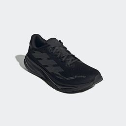Herren Laufschuh "SUPERNOVA RISE GTX", adidas Performance, Gr. 47, schwarz-wei&szlig;, Textil, Schuhe, wasserdicht