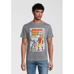 Recovered Herren T-Shirt "Marvel Tales Of Suspense Blue", blau, Gr. M, bedruckt, 100% Baumwolle, Shirts, mit coolem Marvel-Print