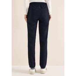 Cecil Damen Jogger Pantsuniversal blau, Gr. XL, unifarben, Stoff, 41% Polyamid, 29% Viskose, 22% Polyester, 8% Elasthan, Hosen, Middle Waist