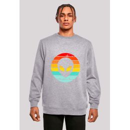 F4NT4STIC Herren Sweatshirt "Alien Retro Sonnenuntergang", grau, Gr. XXL, Obermaterial: 50% Baumwolle, 50% Polyester, Sweatshirts, Premium Qualit&auml;t