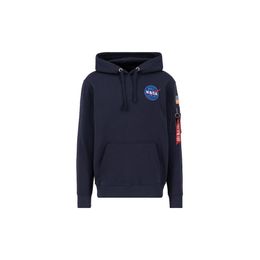 Alpha Industries Sweatshirt 'Space Shuttle' Herren Gr&ouml;&szlig;e 5XL blau / dunkelblau / rot / wei&szlig;