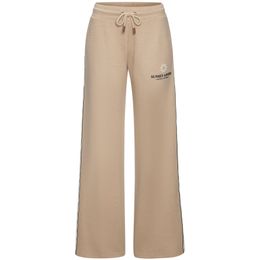 H.I.S. H.I.S Damen Loungehose, Gr. 40camelfarben, Sweatware, Obermaterial: 60% Baumwolle, 40% Polyester, unifarben, Hosen, aus weicher Sweatware mit