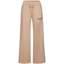 H.I.S. H.I.S Damen Loungehose, Gr. 48camelfarben, Sweatware, Obermaterial: 60% Baumwolle, 40% Polyester, unifarben, Hosen, aus weicher Sweatware mit