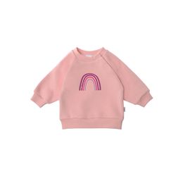Liliput M&auml;dchen Sweatshirt "Regenbogen", rosa, Gr. 86, bedruckt, 80% Baumwolle, 20% Polyester, Sweatshirts, mit niedlichem Print