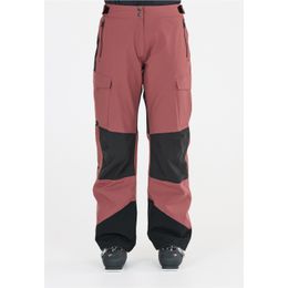SLOPE Damen Skihose "Bandone", rot, Gr. XS, unifarben, 100% Polyester, Hosen, mit wasserabweisender Membran