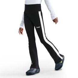 Nike Sportswear M&auml;dchen Shorts "G NSW CLSSC TGHT FLARE GX STAR", schwarz-wei&szlig;, Gr. L, Obermaterial: 50% Baumwolle, 42% Polyester, 8% Elasthan, Hosen,
