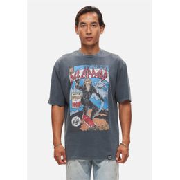 Recovered Herren T-Shirt "Def Leppard Women Of Doom", schwarz, Gr. XXL, bedruckt, 100% Baumwolle, Shirts, mit angesagtem Def Leppard Comic-Print