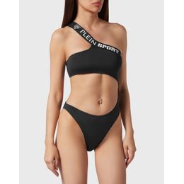 Plein Sport Damen Monokini "Tiger", schwarz, Gr. S, Obermaterial: 72% Polyamid, 28% Elasthan. Futter: 85% Polyester, 15% Elasthan, Badeanz&uuml;ge