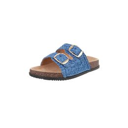 Ital-Design Pantolette Damen Gr&ouml;&szlig;e 41 blau