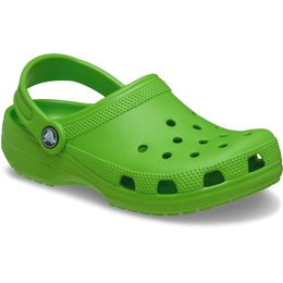 Crocs Jungen Clog "Classic K", Gr. 29gr&uuml;n, Croslite , unifarben, Schuhe, Sommerschuh, Hausschuh, Badeschuh mit schwenkbarem Fersenriemchen