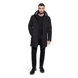 VOICE Herren Outdoorjacke "Herren Winterjacke Wintermantel mit Kapuze", schwarz, Gr. XL, Obermaterial: 100% Polyester. Futter: 100% Polyester.