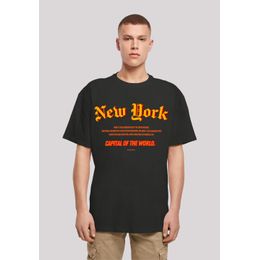 F4NT4STIC Damen T-Shirt "New York OVERSIZE TEE", schwarz, Gr. XXL, Obermaterial: 100% Baumwolle, Shirts, Print