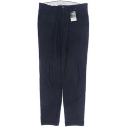 KnowledgeCotton Apparel Stoffhose Herren Gr&ouml;&szlig;e 32 Second Hand marine