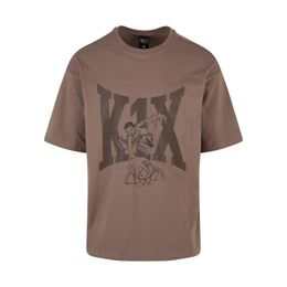 K1x Damen T-Shirt "K1x K1x Alien Smash Tee"braun, Gr. S, bedruckt, 100% Baumwolle, Shirts