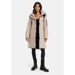 Marikoo Damen Winterjacke "Anoukaa"light taupe, Gr. L, Obermaterial: 100% Polyester; Futter: 100% Polyester; Wattierung: 100% Polyester; &Auml;rmelfutter: