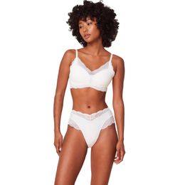 Triumph Damen B&uuml;gelloser BH "Lift Smart P EX", Gr. 5, wei&szlig;, Spitze, Obermaterial: 47% Polyamid, 29% Polyester, 24% Elasthan, unifarben, BHs, mit