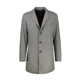 Lerros Herren Wollmantel "Lerros Eleganter Mantel mit Reverskragen und Wollanteil", grau, Gr. 54, 67% Polyester, 30% Wolle, 3% Nylon, M&auml;ntel, Keine