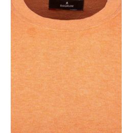 Ragman Herren Rundhalspullover, orange, Gr. XL, 100% Baumwolle, Pullover
