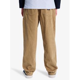 Quiksilver M&auml;dchen Cordhose "TAXER CORD PANT YOUTH", beige, Gr. 14, Obermaterial: 100% Baumwolle, Hosen, f&uuml;r Kinder und Jugendliche, Cordhose, mit