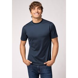 Roy Robson Rundhalsshirt Basic Shirt Herren Gr&ouml;&szlig;e L blau