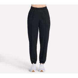 Skechers Damen Jogginghose "SKECH-SWEATS DELIGHT JOGGER", schwarz, Gr. XXL, Obermaterial: 70% Baumwolle, 30% Polyester, Hosen