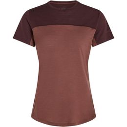 Icebreaker Performance Shirt '125 Sphere III' female Brown size S