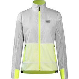 Gore Wear Sportjacke 'Drive' Damen Gr&ouml;&szlig;e XL neongelb / grau