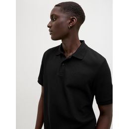 Jack & Jones JACK & JONES Herren Poloshirt "JJEAUSTIN POLO SS NOOS", schwarz, Gr. M, bestickt, unifarben, Jersey, Obermaterial: 58% Polyester, 40% Baumwolle, 2%