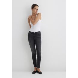R&ouml;hrenjeans Mavi "SOPHIE", Damen, Gr. 26, L&auml;nge 32, smoke brushed glam, 86% Baumwolle, 12% Polyester, 2% Elasthan, normal normal, Jeans, Slim Skinny Jeans
