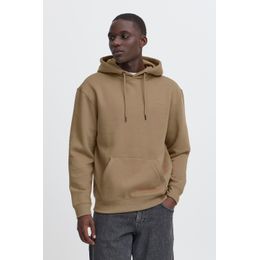 Kapuzenpullover Blend "BHDownton", Herren, Gr. S, lead gray, Sweatware, 50% Baumwolle, 50% Polyester, unifarben, regular fit normal, ohne Ausschnitt, Pullover Kapuzenpullover, Klassisches Sweatshirt mit Rundhalsausschnitt und K&auml;ngurutasche