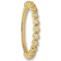 ONE ELEMENT Damen Diamantring "0.04 ct Diamant Brillant Ring aus 585 Gelbgold", 56, 0,04 mit Diamant, Diamanten Gelbgold 585 Gold, gold, Diamanten,