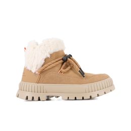 Palladium Damen Winterboots "PALLASHOCK LO HIVER", Gr. 37, braun, Leder, Schuhe, Winterschuhe, Winterstiefel, Snowboots