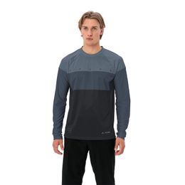 Vaude Herren Funktionsshirt "MEN'S MOAB LS T-SHIRT VI"heron, Gr. L, Obermaterial: 100% Polyester, Shirts, sportliche Passform, atmungsaktives Mesh,