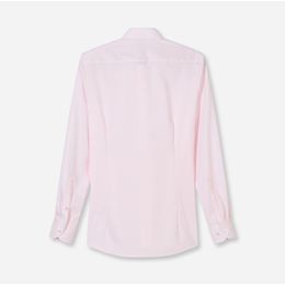 OLYMP Herren Langarmhemd "Level Five", rosa, Gr. 44, Web, Obermaterial: 97% Baumwolle, 3% Elastolefin, Hemden, Under-Button-down-Kragen,