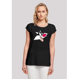 F4NT4STIC Damen T-Shirt "Looney Tunes Sylvester'", schwarz, Gr. 5XL, Obermaterial: 100% Baumwolle, Shirts, Print