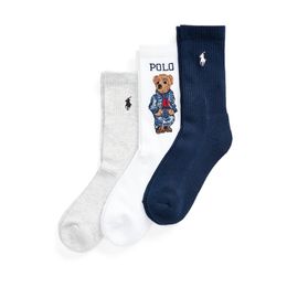 Polo Ralph Lauren Socks female Blue, Grey, White size One Size