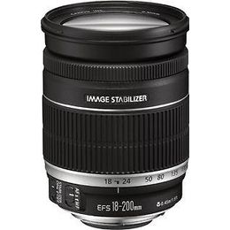 Canon EF-S 18-200 mm F3.5-5.6 IS 72 mm Filtergewinde (Canon EF-S Anschluss) schwarz