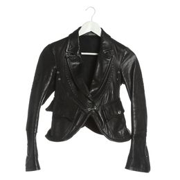 Dsquared2 Lederjacke / Ledermantel Damen Gr&ouml;&szlig;e S Second Hand schwarz