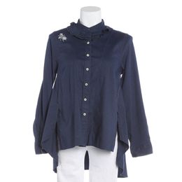 High Use Bluse / Tunika Damen Gr&ouml;&szlig;e XS Second Hand navy
