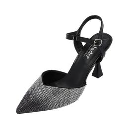 Palado by Sila Sahin Pumps 'Orat' Damen Gr&ouml;&szlig;e 41 schwarz / silber