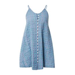 Santa Cruz Kleid Damen Gr&ouml;&szlig;e 40 blau / rauchblau / rosa