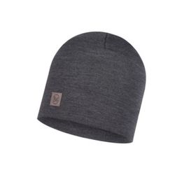 Buff Merino Heavyweight Beanie Solid Bekleidung Unisex grau
