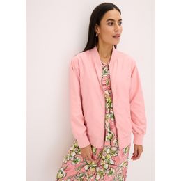 bonprix Blouson, rosa, Gr.38, modischer Blouson mit Rei&szlig;verschluss vorne und Taschen